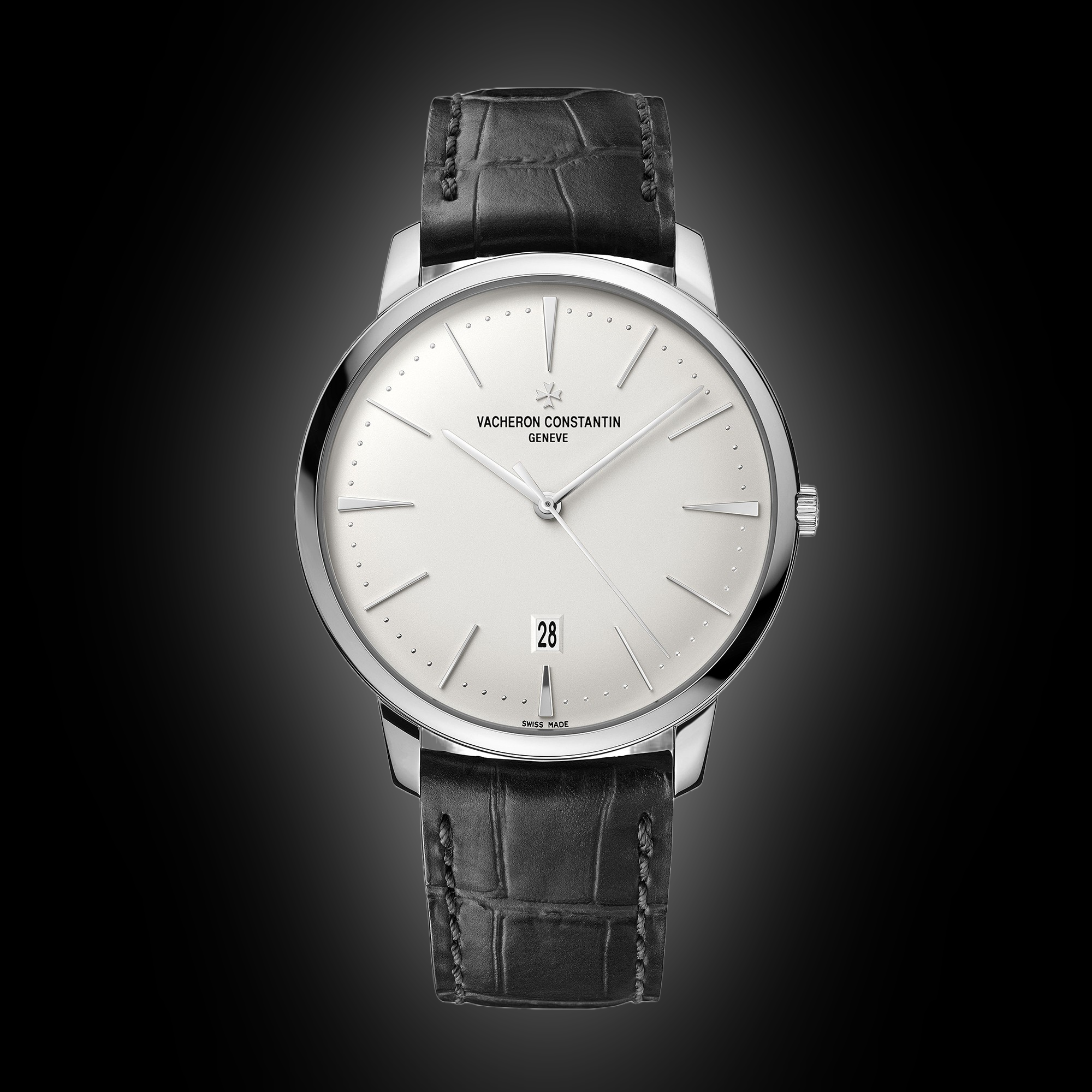 Vacheron Constantin Patrimony 85180 Silver-Toned Opaline Dial, 18K ...