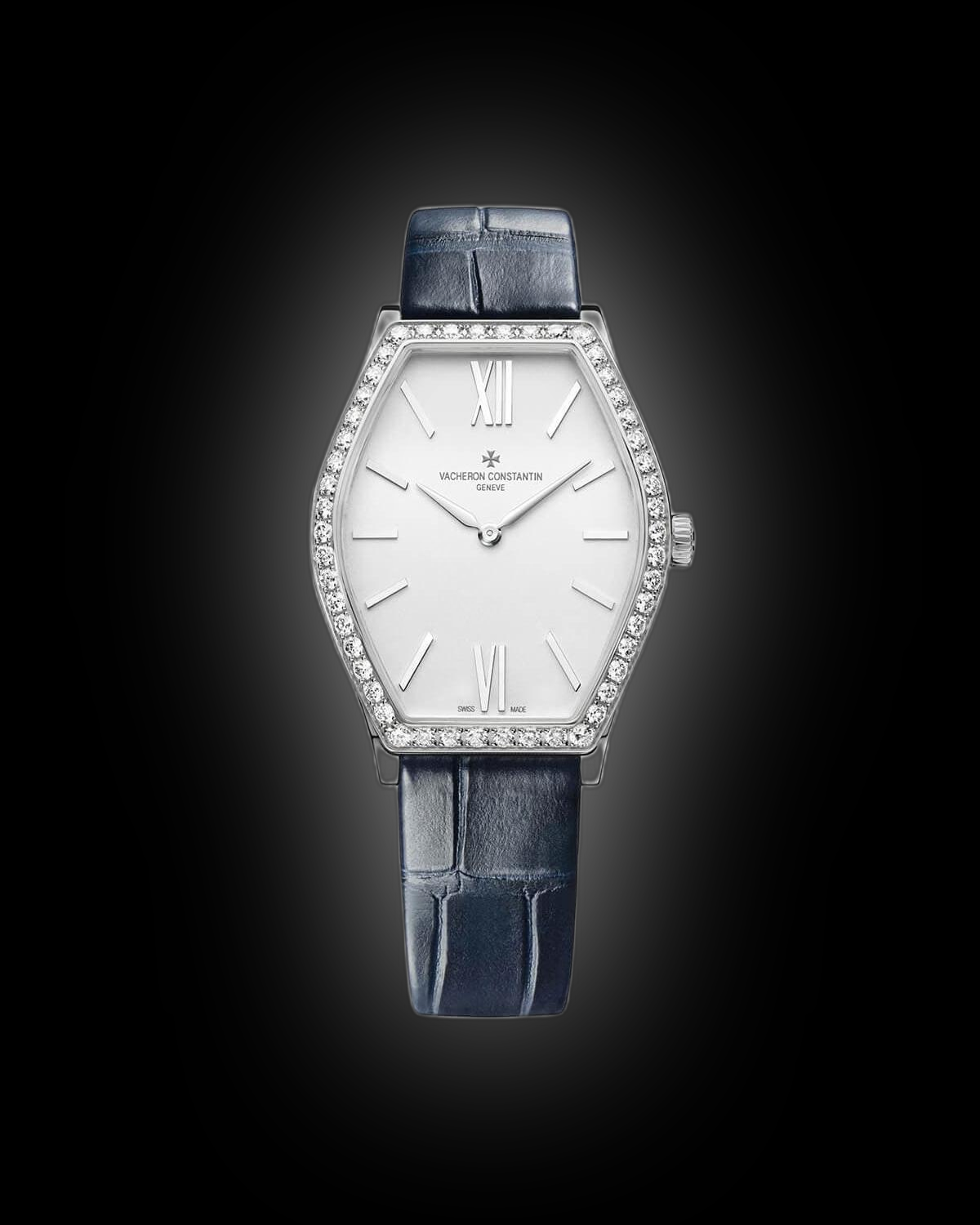 Vacheron Constantin Malte 25530 Silver Dial, 18kt White Gold, Diamond ...